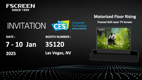 Fscreen To Unveil Advanced Projection Screen Solutions at CES 2025 - FSCREEN
