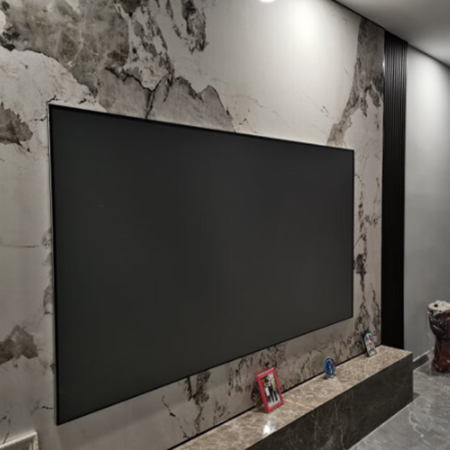 FSCREEN Iris Series Fresnel ALR Flat Panel Hard Projection Screen-100 ...