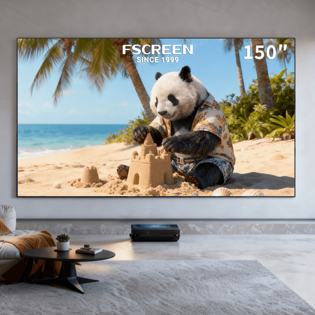 FSCREEN Aura Series 150 Inch New Gen Fresnel ALR Foldable Frame ...